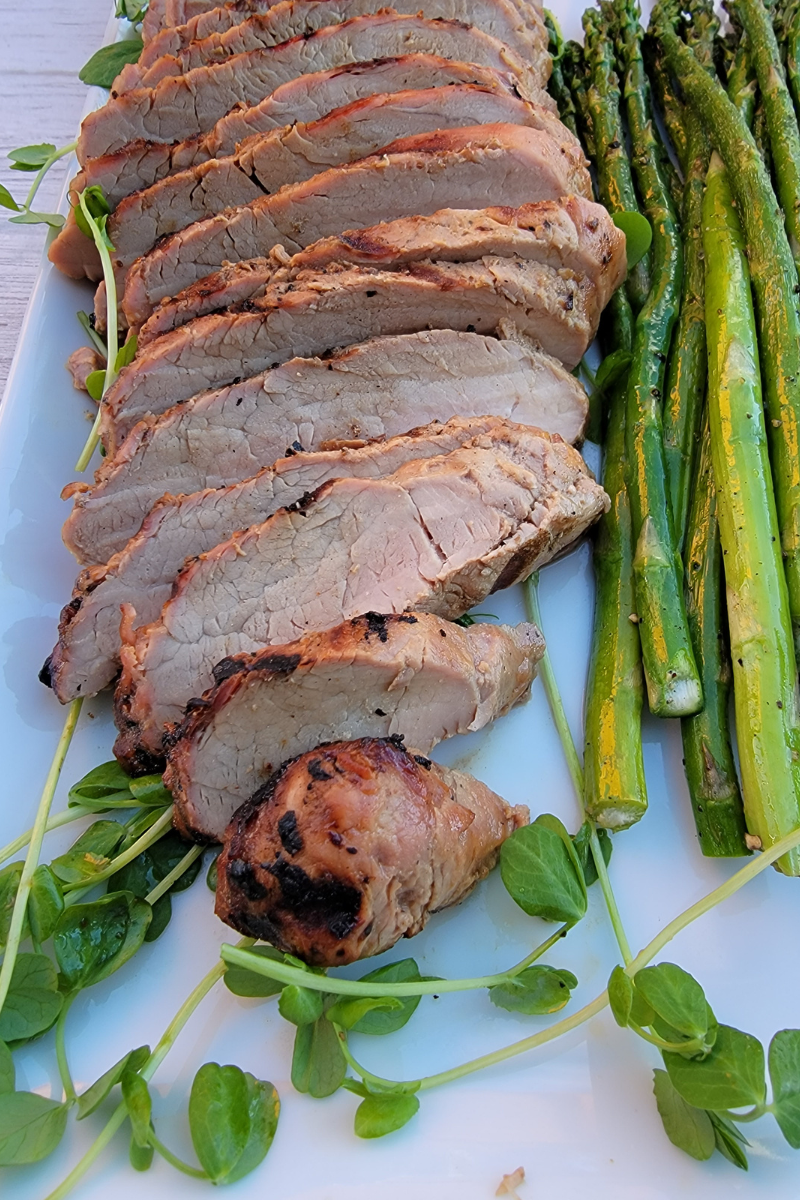 Maple Syrup & Mustard Glazed Pork Tenderloin
