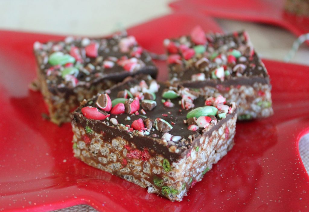 Festive Mars Bars Squares