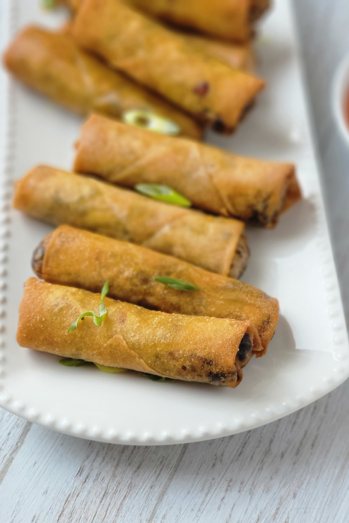 Beef and Mushroom Spring Rolls - | Bakersbeans (Wanda Baker)